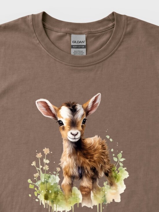 Star Oaks Farm | Tops | Baby Goat Tshirt Graphic Tee Adult Unisex ...